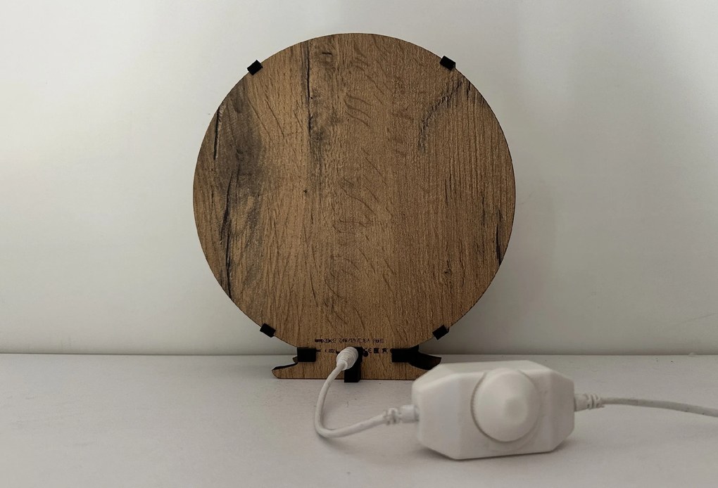 Li-Go "Achát" lampa 20x22 cm provedení povrchu: dub