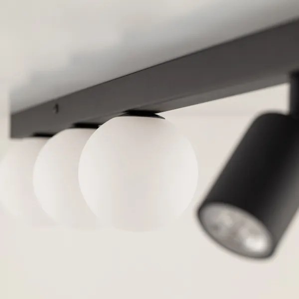 Bodové svítidlo VOX 3xG9/8W/230V + 3xGU10/10W černá