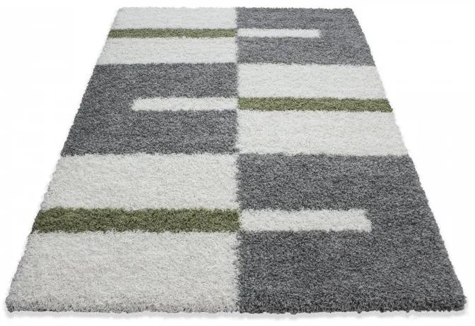 Vopi | Kusový koberec Gala shaggy 2505 green - 200 x 290 cm