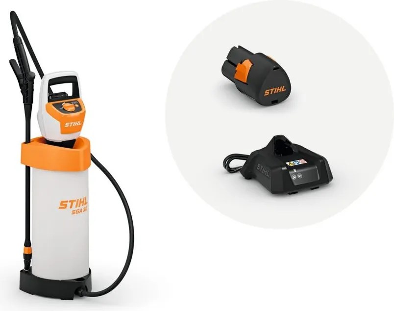 Aku postřikovač STIHL SGA 30 SET (AS 2 + AL 1)