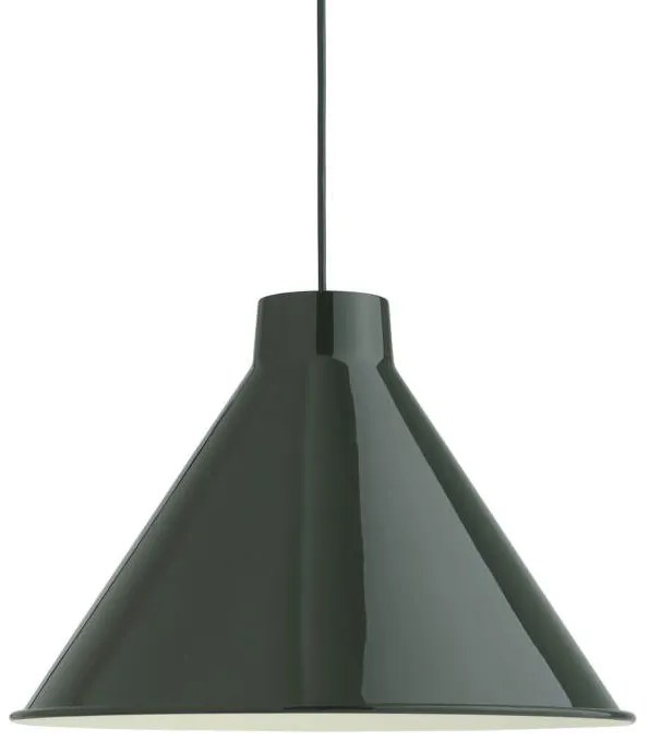 Muuto Závěsná lampa Top Ø38, dark green 22853