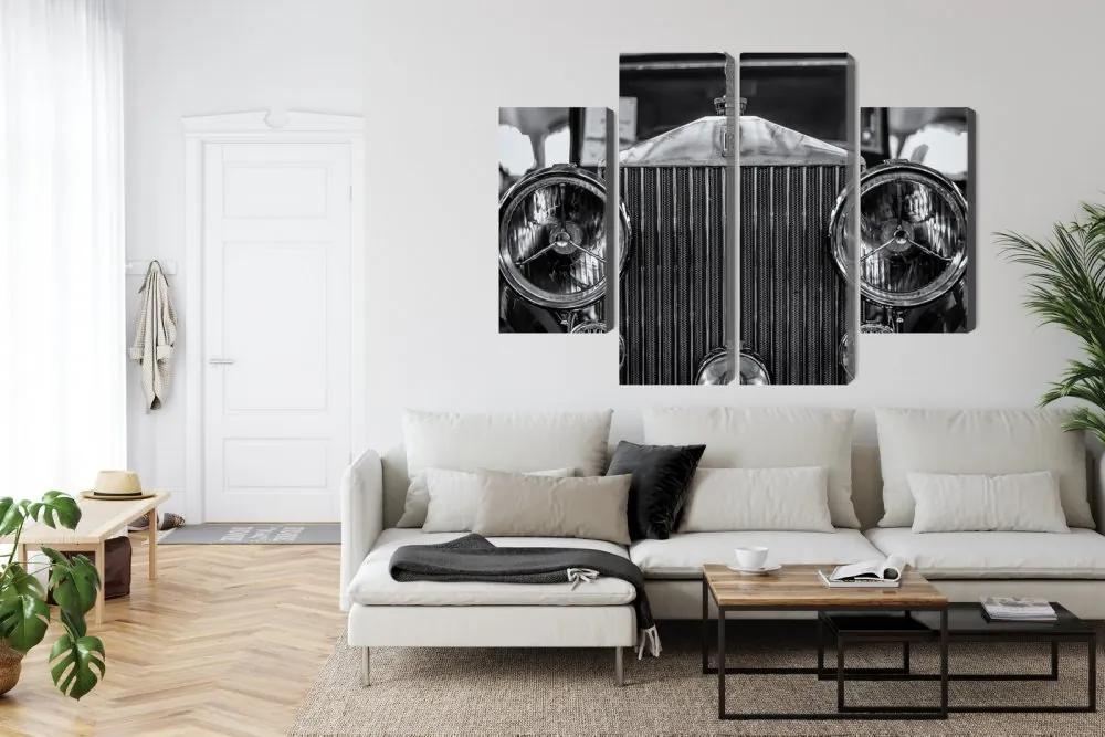 Vícedílný obraz Rolls Royce Zblízka Nedostatek Nedostatek Plátno Canvas 120x90
