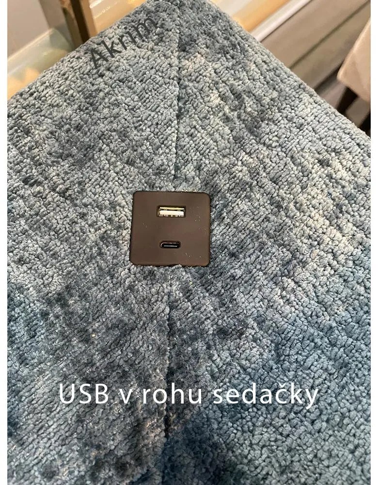 Sedací souprava MOLTA | 168x252 | EXTRA KVALITA | zabudovaný USB port | VÝBĚR TKANIN