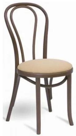 Paged meble contract Dřevěná židle A-1840 čalouněná GALERIE - Moření Paged Contract mořený buk GALERIE - Čalounění Paged  KŮŽE