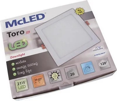 LED podhledové svítidlo McLED TORO S21 TS225-21W4000K-W-EN neutrální bílá ML-412.008.33.0