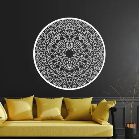 Luxusní dřevěná mandala na zeď | dekorace pro moderní interiér | SENTOP PR0342
