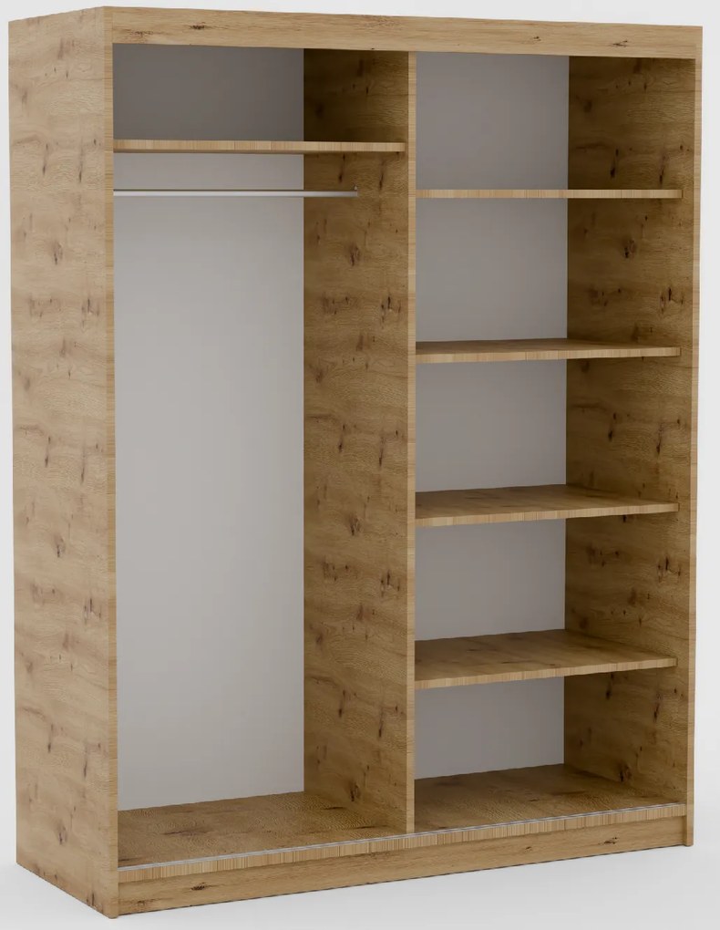 ADRK Furniture Posuvná skříň Delia 160 ADRK-SW-DEL-160-AB
