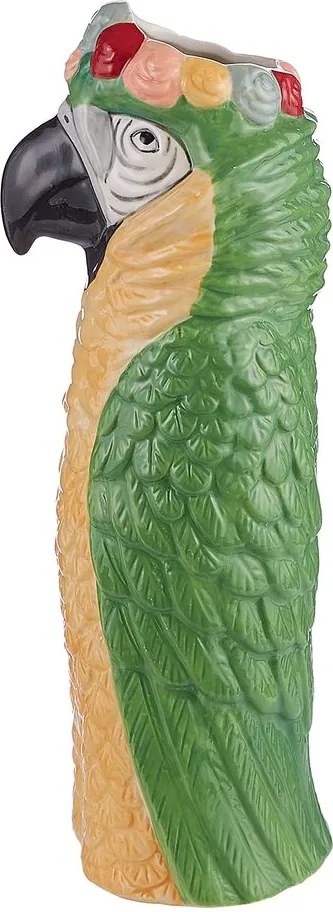 LORA Váza papoušek 30 cm - zelená