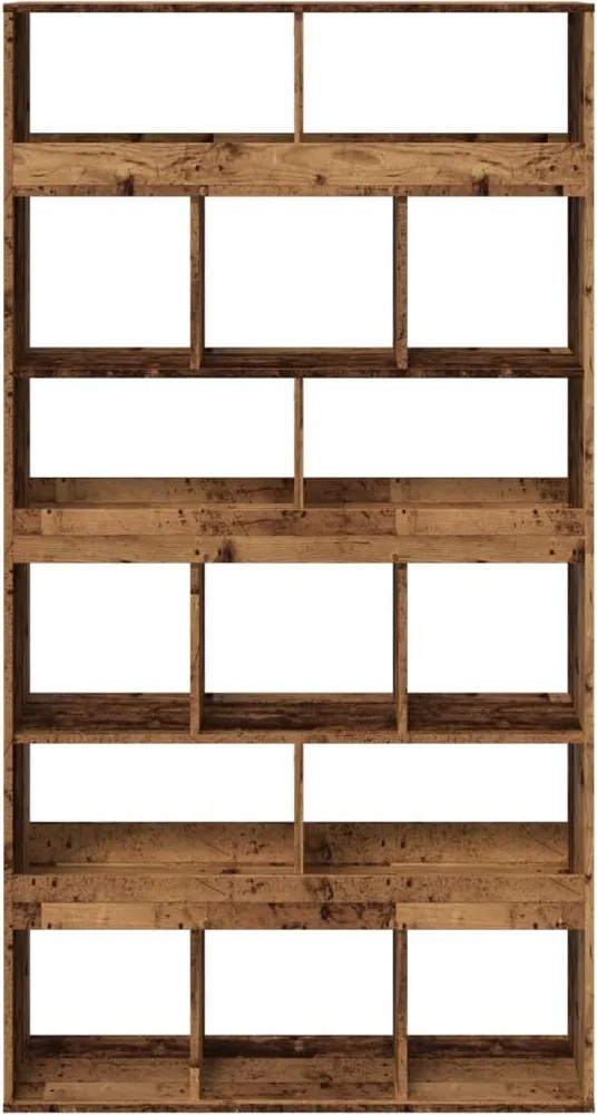 Knihovna old wood 100 x 33 x 187,5 cm kompozitní dřevo 3309382