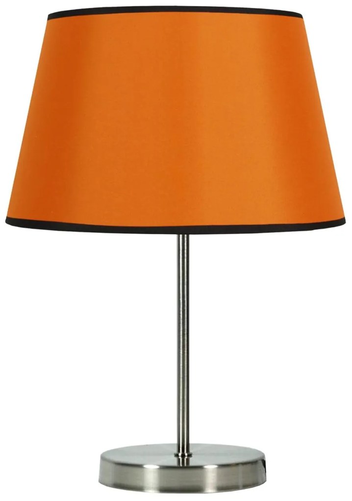 Retro stolní lampa SCIACCA, 1xE27, 60W, oranžová Clx
