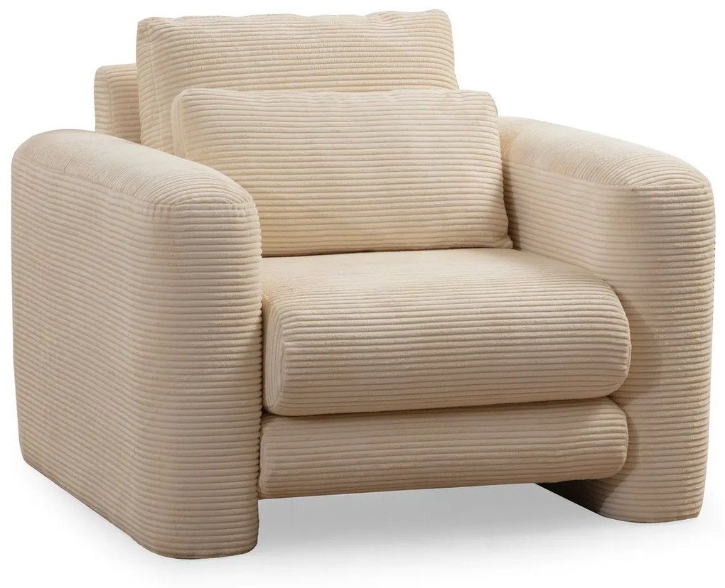 Atelier del Sofa Křeslo Lily Beige - Wing, Béžová