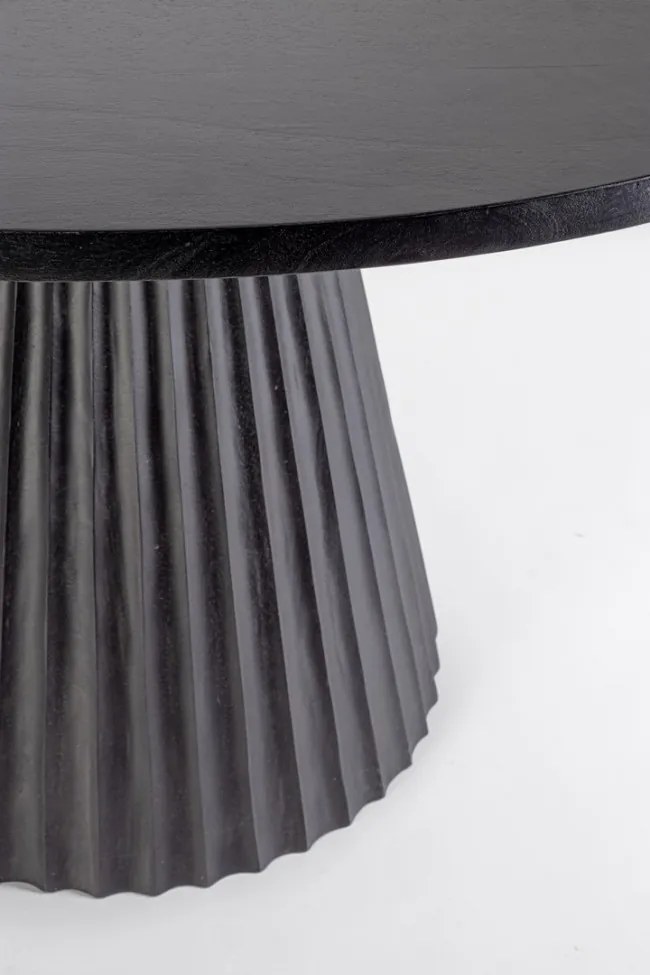 BIZZOTTO Jídelní stůl ORISSA 120 cm černý 0747224