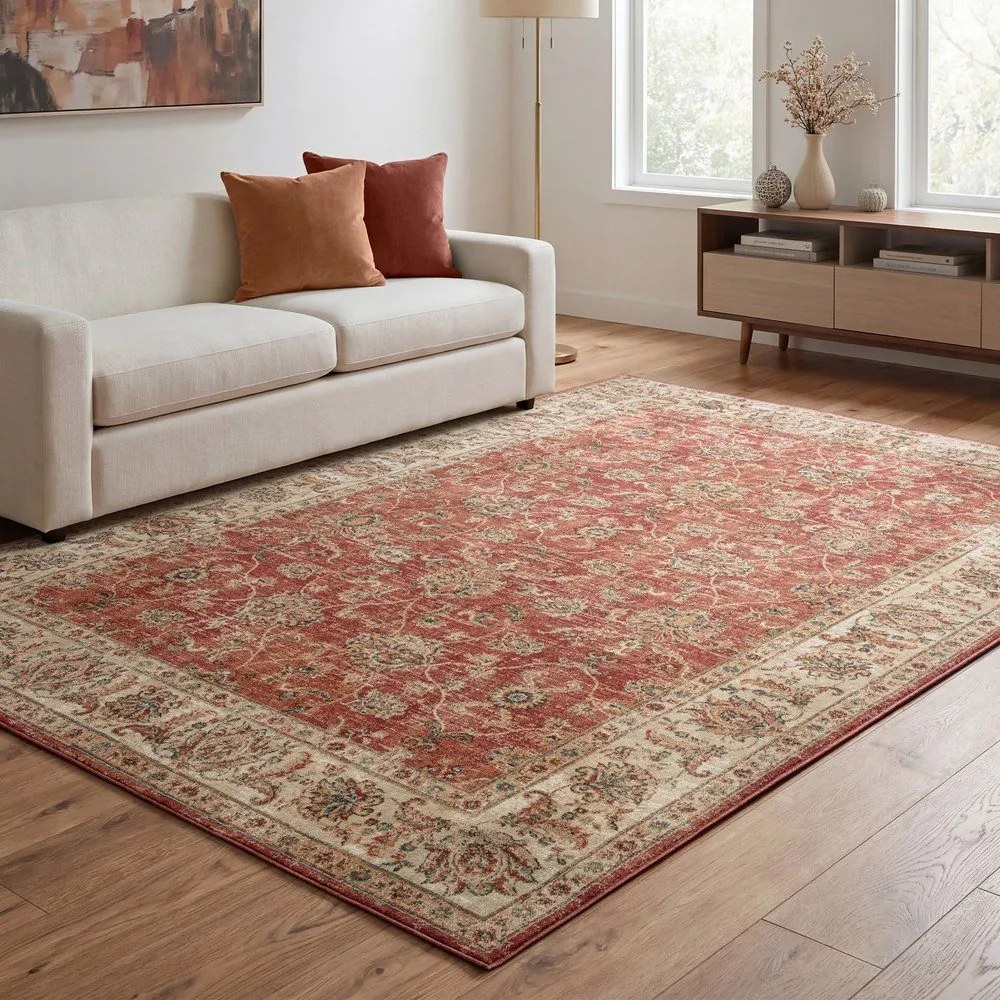 Červený koberec 200x275 cm Raja – Asiatic Carpets