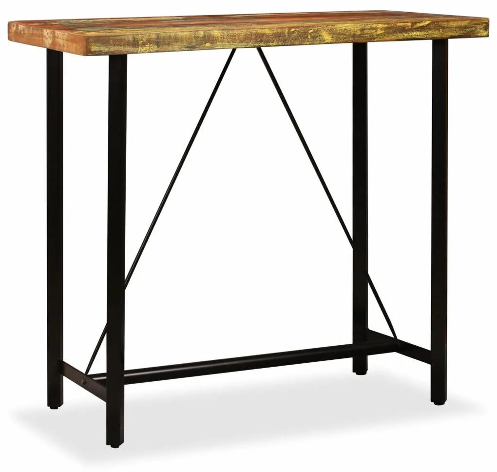 Barový stůl Hombsby - masivní dřevo | 120x60x107 cm