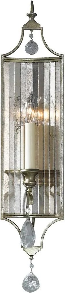 Elstead GIANNA rustikální nástěnné světlo 66 cm 1x E14 vintage patina