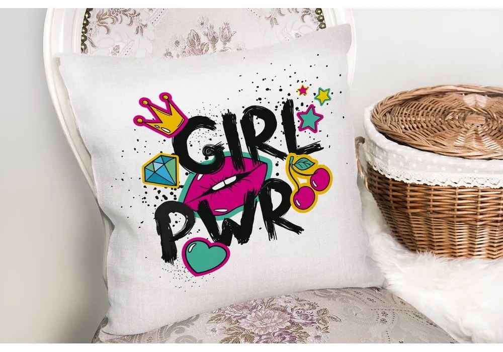 Dětský povlak na polštář 43x43 cm Girl Power – Mila Home