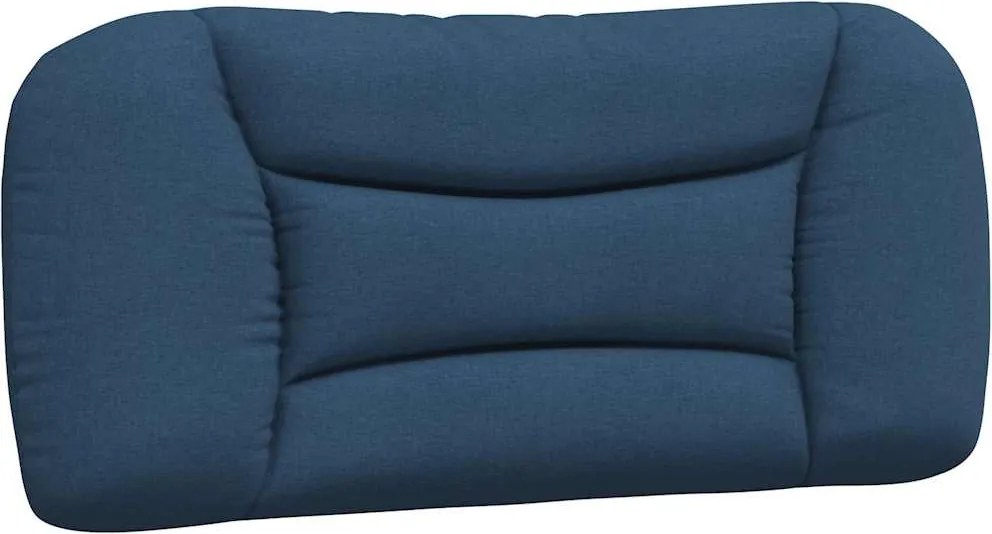 Postel s matrací Hvar modrá 90 x 190 cm textil 3208505