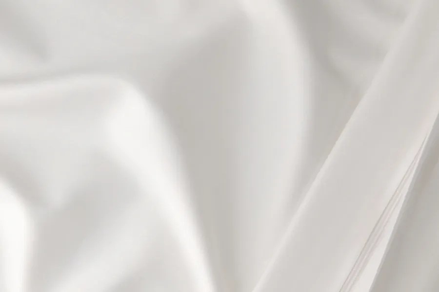 Florella Saténové povlečení Edel Uni Weiss Rozměr: 70x90 + 140x200 cm