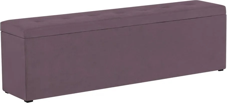 Fialvoý otoman s úložným prostorem Windsor & Co Sofas Astro, , 140 x 47 cm