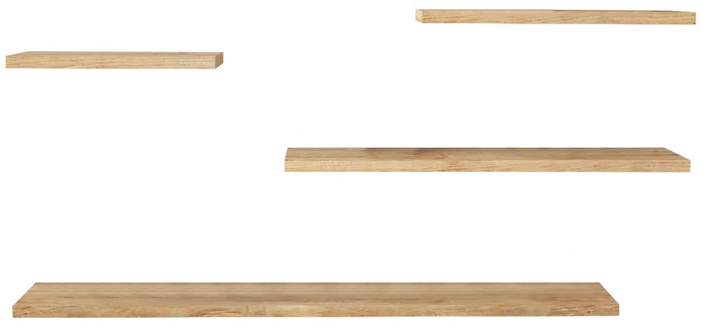 KALUNE DESIGN Set 4 poliček WALL 956LCS2704