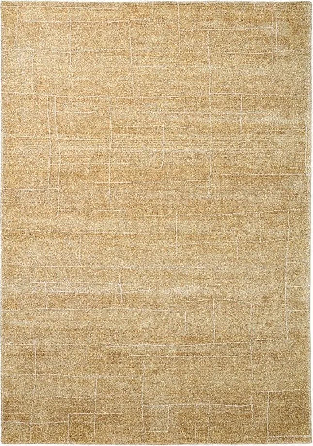 Ručně tkaný koberec v hořčicové barvě 200x300 cm Eloda – Kave Home