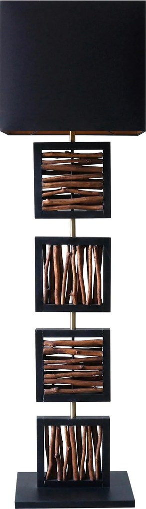 XXXLutz STOJACÍ LAMPA, 40/163/20 cm P & B - Online Only svítidla - 001769025003