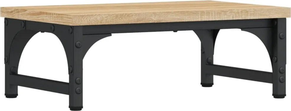 vidaXL Stojan na monitor 37 x 23 x 14 cm kompozitní dřevo [833998] Barva: kouřový dub