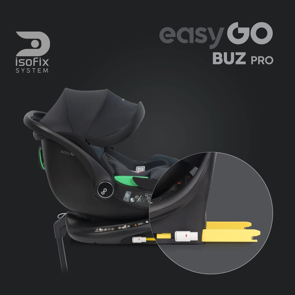 Sada autosedaček 2v1 EasyGo Buz Pro a Buz Pro Body Granito