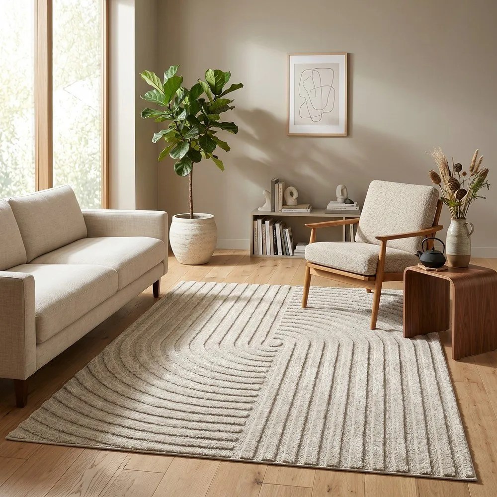 Béžový koberec 80x150 cm Serenity – ESTE
