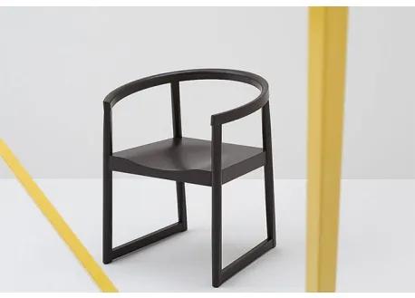 BILLIANI Dřevěná židle NORDICA 600 / 601 GALERIE - čalounění Billiani BEZ LÁTKY GALERIE - Moření Billiani Lak barevný