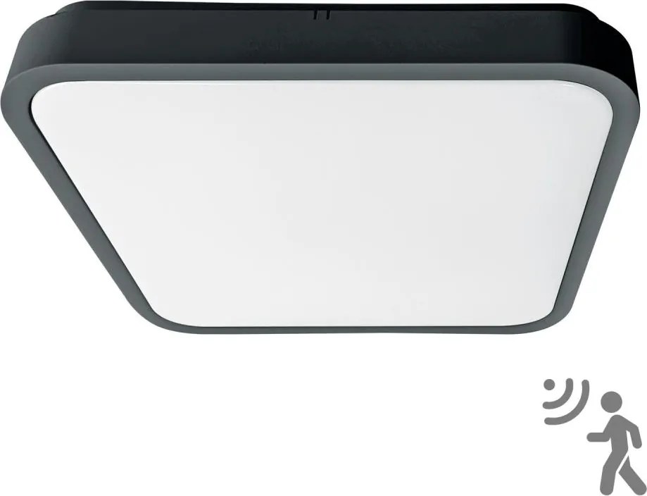 Brilagi-LED Koupel. strop. sv. se senz. ZENNA LED/18W/230V 28,5x28,5 cm IP44 ant