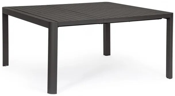 BIZZOTTO Rozkládací zahradní stůl KIPLIN 97/149x149 cm antracit