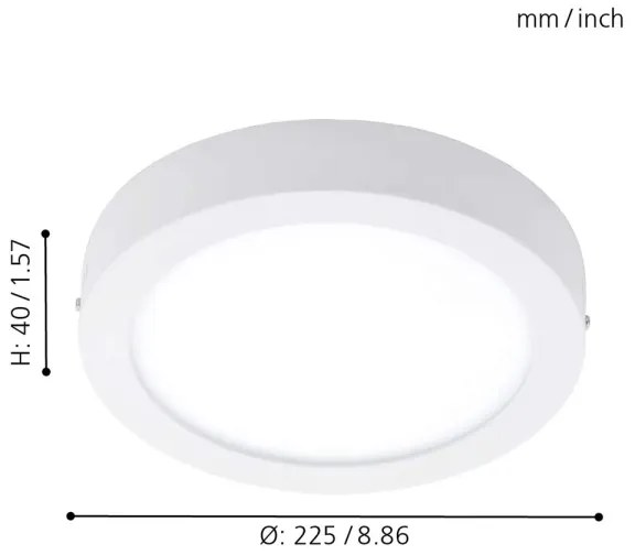 Eglo 96669 - LED RGBW Stmívatelné stropní svítidlo FUEVA-C LED/15,6W/230V BT