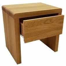 Dřevěný noční stolek z masivu BELAGO - Provedení masiv Buk nebo za příplatek Olše, Bříza, Dub, Javor, Jasan
