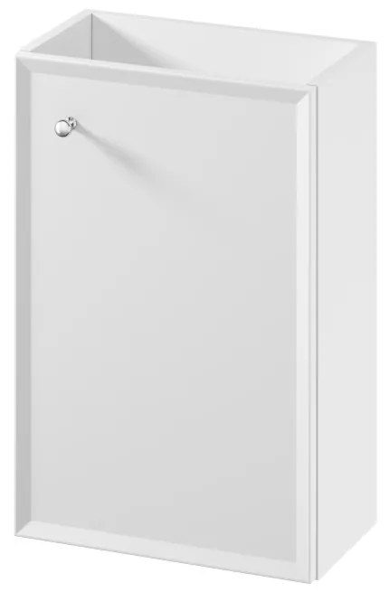 Cersanit Mille, závěsná WC skříňka 392x214x590 mm + keramické umyvadlo Como, bílá matná, S801-568