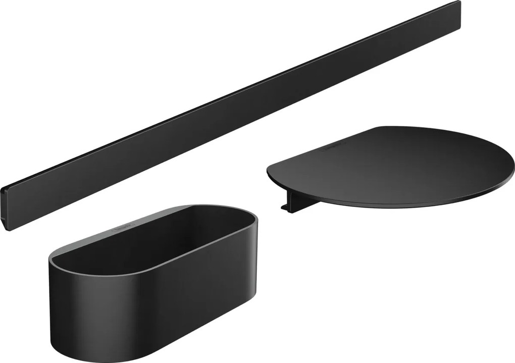 Hansgrohe WallStoris, sada k vaně, černá matná, HAN-27966670