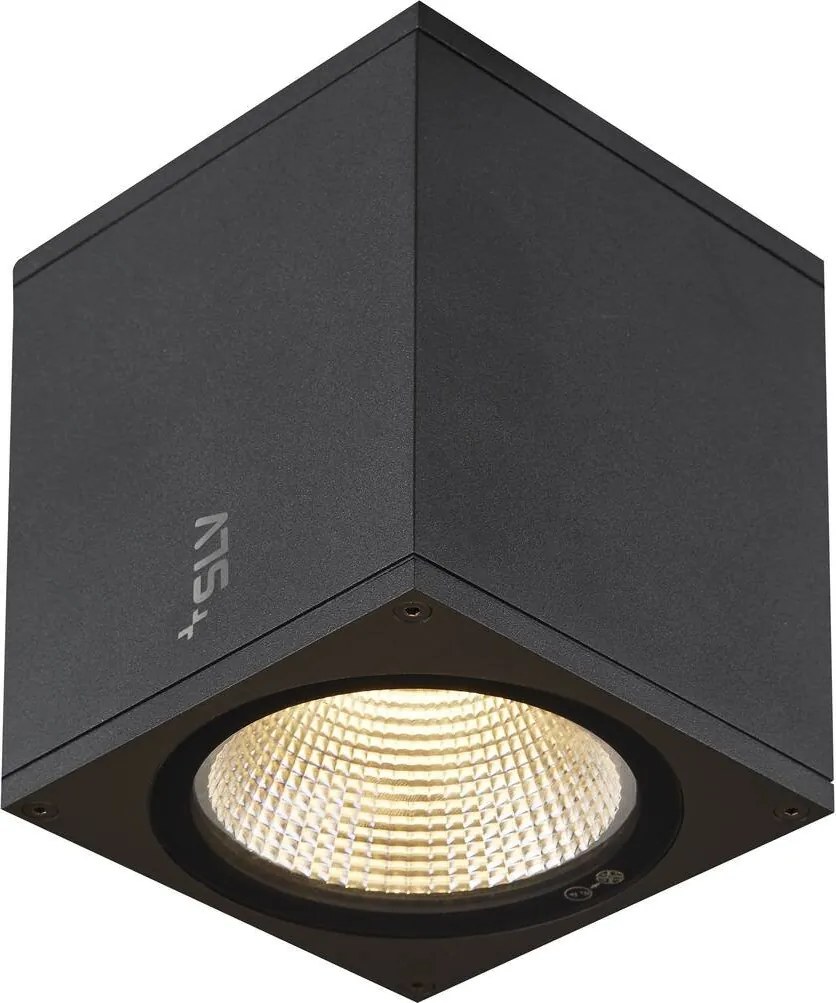 LA 1003421 ENOLA SQUARE M Outdoor, stropní LED svítidlo, antracitové - BIG WHITE (SLV)