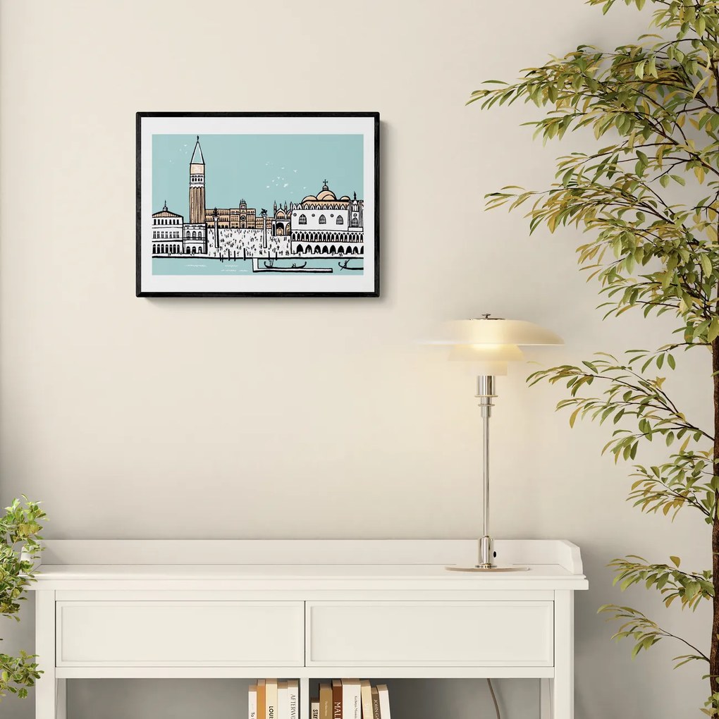Jan Laštovička | San Marco Rám: Bílý, Velikost: 40 x 30 cm