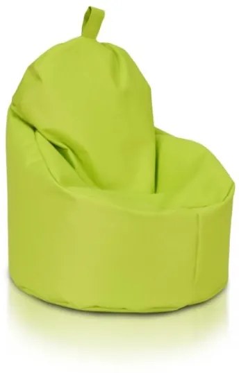 Sedací vak Yoko ekokůže / polyester TiaHome - čierna