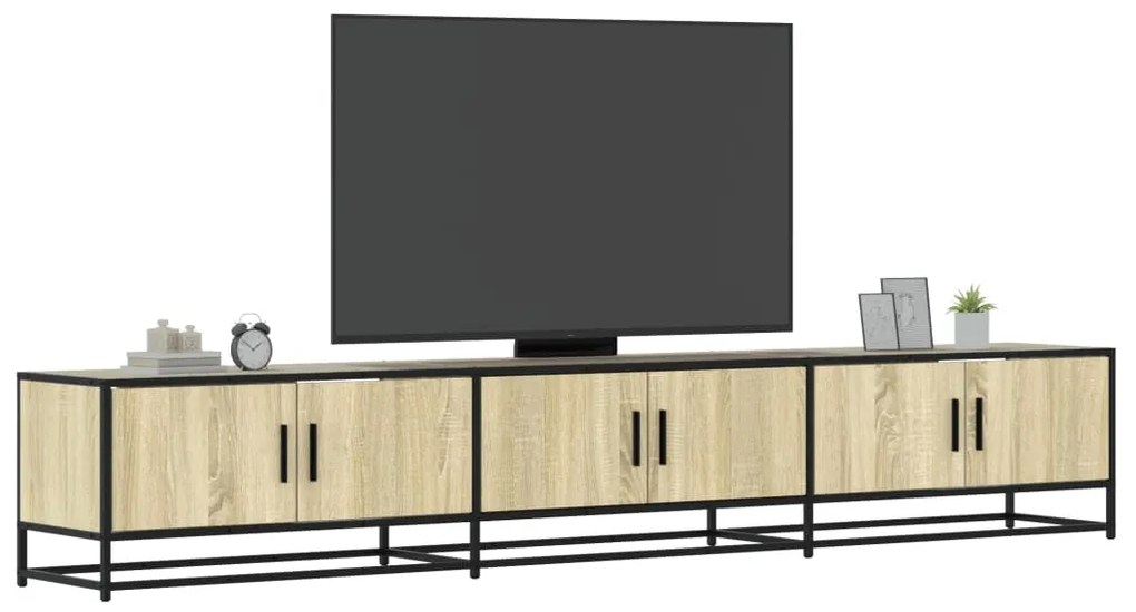 TV skříňka dub sonoma 240 x 35 x 41 cm kompozitní dřevo 3300796