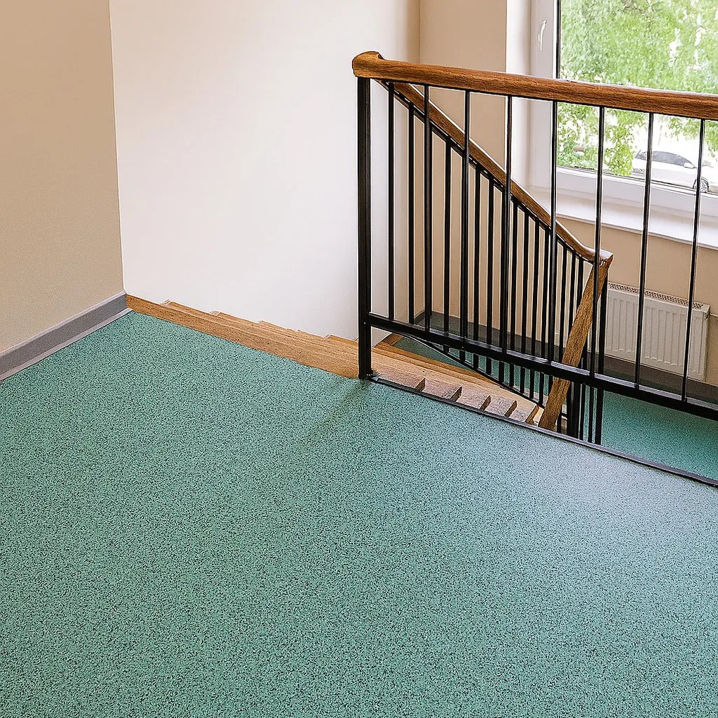 Gerflor, PVC podlaha - lino Flexar Nerok 2181 Pixel Meadow, na míru, šíře 2m,4m, zelená, bez podkladu, chodba / předsíň