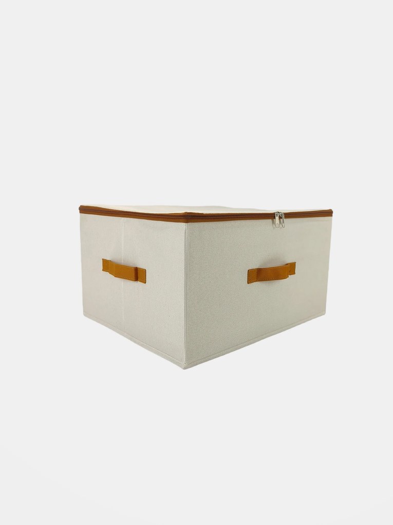 Sinsay - Úložný box s víkem na zip - béžová