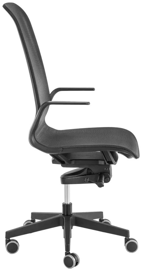 ALBA Ergonomická kancelářská židle CRAZY - černá síťovina