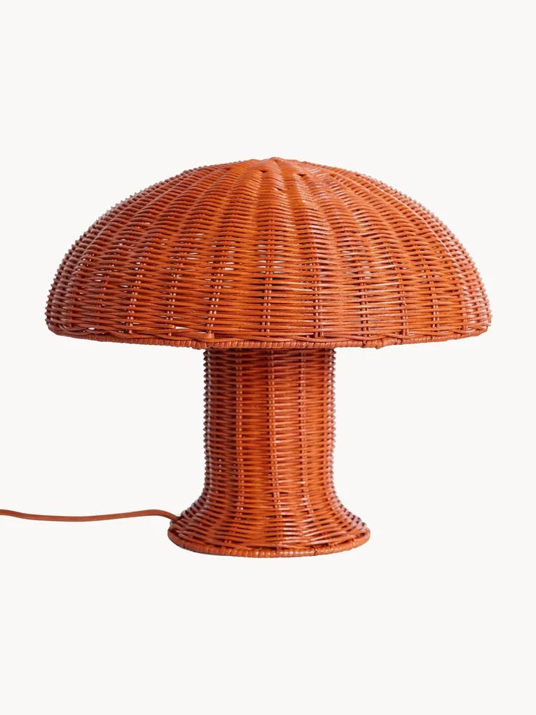 Stolní lampa z ratanu Coral | BIANO