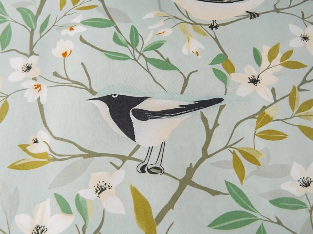 Povlečení z mikrovlákna FLORIBIRD zelené Rozměr povlečení: 70 x 90 cm | 140 x 220 cm