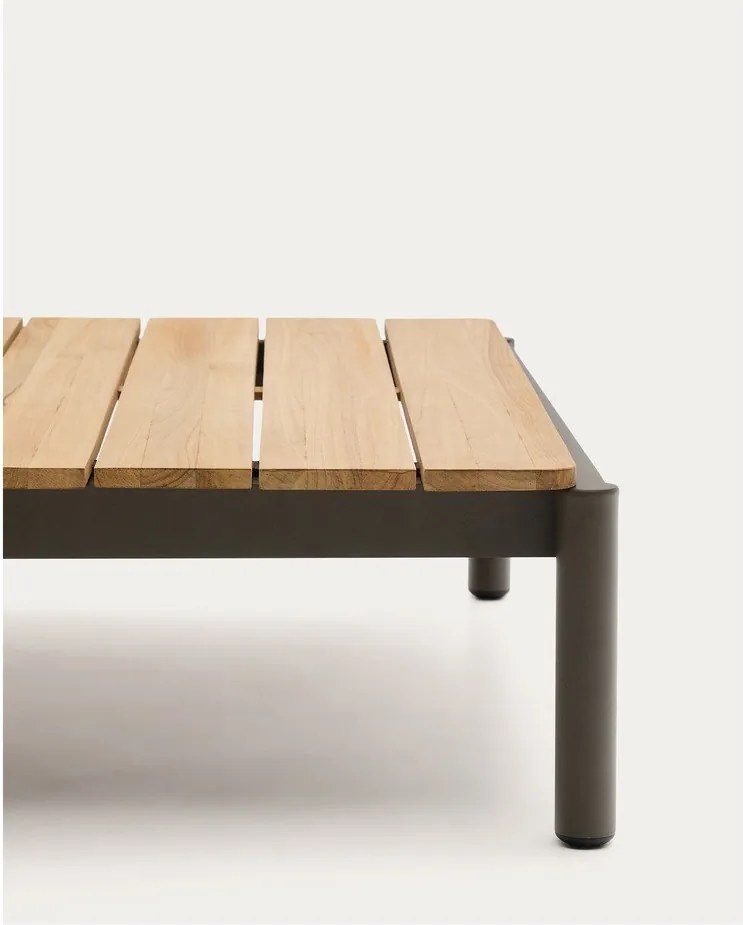 Zahradní konferenční stolek z teakového dřeva 89x91 cm Sorells – Kave Home