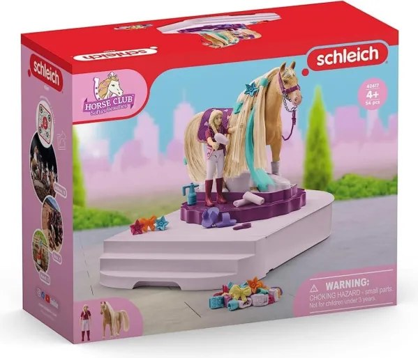 Otočná stanice pro stříhání koní Schleich 42617
