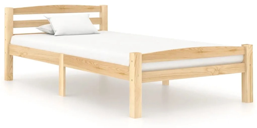 322061 vidaXL Rám postele masivní borové dřevo 90 x 200 cm