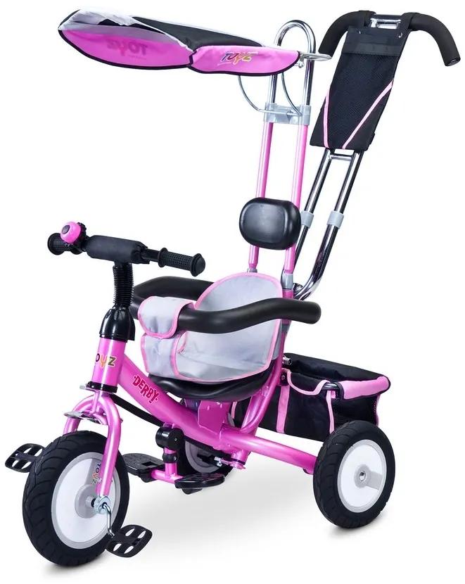 Dětská tříkolka Toyz Derby pink
