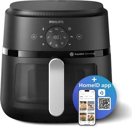 Philips 2000 Series Airfryer 2000 series, objem 6,2 l (stříbrná) NA231/00